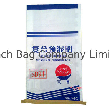 Customized Plastic PP Woven Bag Sacks For Chicken Feed , Poultry Feed bag
