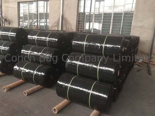 Silt film136gsm pp woven geotextile for separation with roll width12.5' 15' &17.5'
