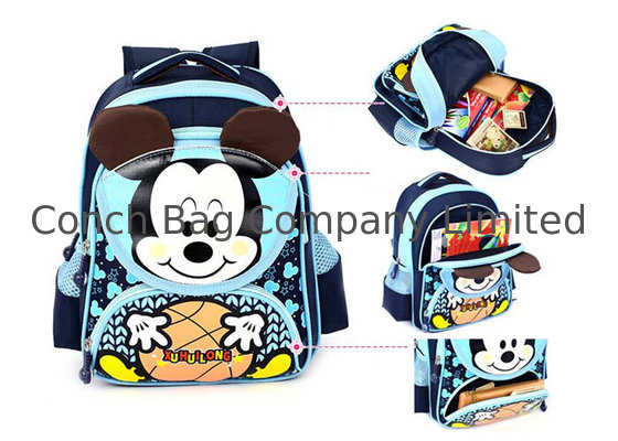 Customized  light weight cartoon school bag for kid , boys backpacks for school