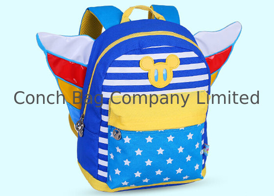 Ultra light weight colorful Children School Bags preschool backpacks with two way zipper