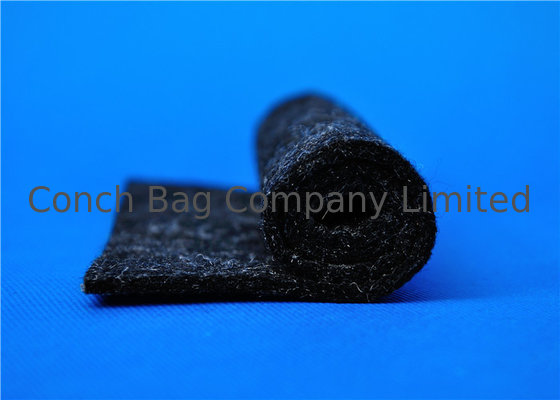 High Quality Black Needle Punched Felt Thick Felt Fabric for Furniture , Clothing