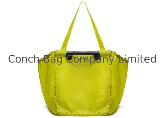 68L Ultra big capacity 420D nylon fabric portable shopping bag with bearing handle recyclable
