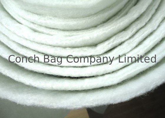 Non Woven Micron Filter Cloth Polyester Filter Media Anti Acid ISO