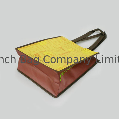 2014 recycled customized logo printed pp non woven bag/shopping bag