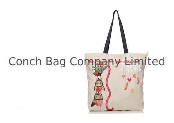 Attractive portable reusable  Eco-friendly canvas tote bag for exhibition and shopping