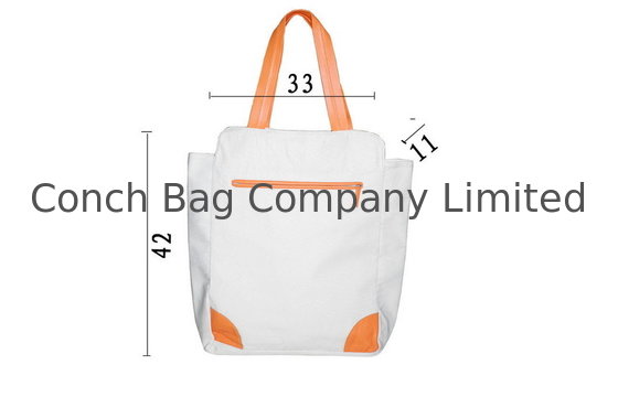 Simple style Seaside Canvas Cloth Shopping Tote Bag Large 42*11*33 cm