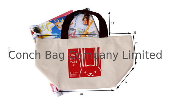 Customized lightweight advertizing Cloth Canvas Shopping Bag for supermarket