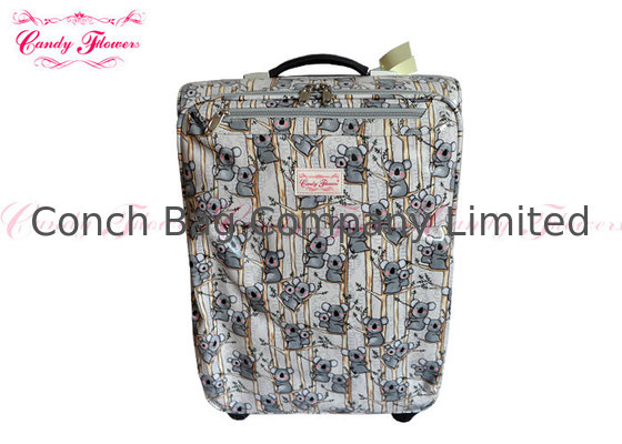 Lightest Weight 21 inch luggage / suitcases with 4 wheels , Koala Climbing Bamboo Design