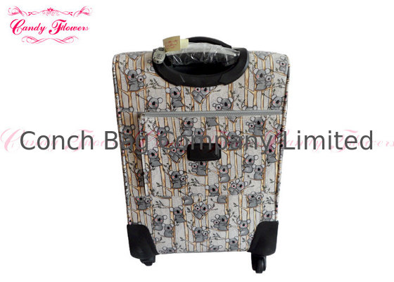 Lightest Weight 21 inch luggage / suitcases with 4 wheels , Koala Climbing Bamboo Design
