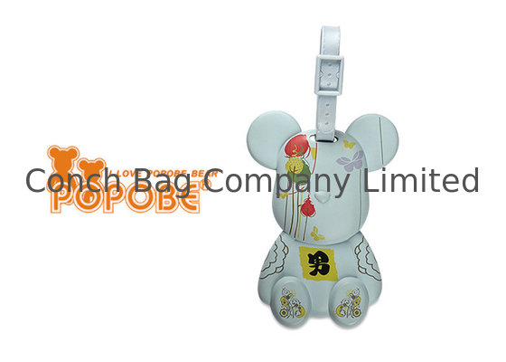 OEM Fashion POPOBE Bear Wedding Gift Luggage Tags for Honeymoon Travel