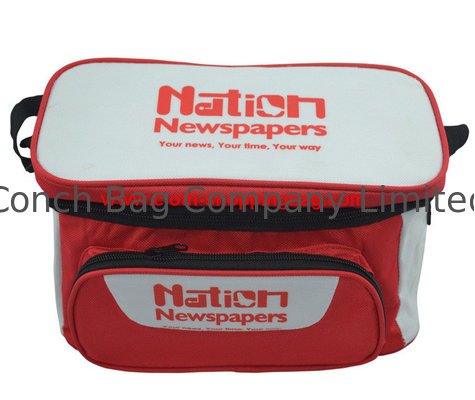 Convenient food red insulated lunch bags for adults with insulated foil lining