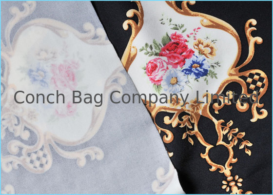 Clasical Design Printed Lycra Fabric / Warp Knitted Printed Spandex Fabric  1.5m*220gsm