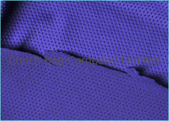 Violet Blue Sportswear Stretch Mesh Fabric 1.6m * 160gsm 90 Polyester 10 Spandex Fabric