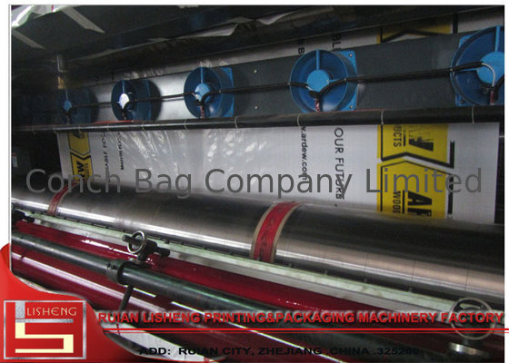 4 color Non Woven Fabric Printing Machine with Drum Rolling , 80 M /MIN
