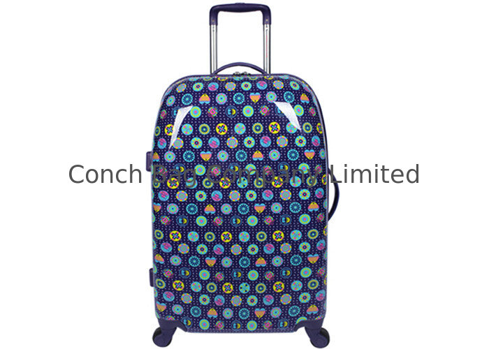 Customized 20 25 28 inch PC trolley case bright colored luggage travel bag