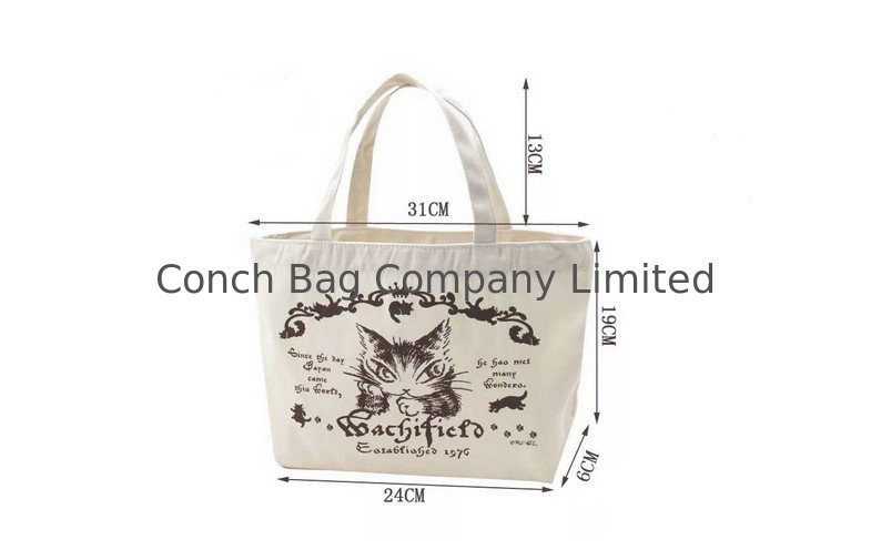 Environment - friendly Canvas Cloth Shopping bag for Charity activities promotion
