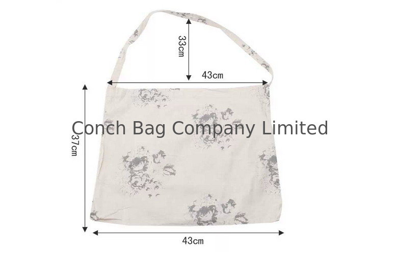 Eco - friendly lightweight Supermarket Cloth Shopping Bag with soft shoulder strap