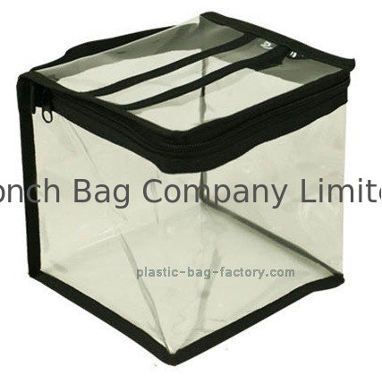 Square pvc garment bags , clear pvc bag 0.1-0.5mm thickness for  cosmetic packing