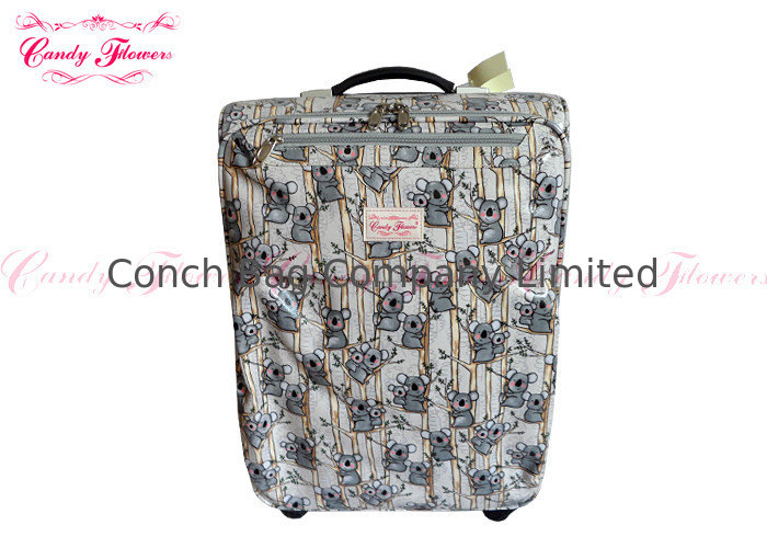 Lightest Weight 21 inch luggage / suitcases with 4 wheels , Koala Climbing Bamboo Design