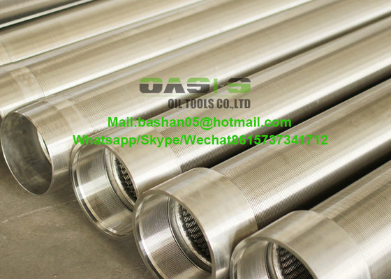 wedge screen filter tube stainless steel Johnson Vee type screen Pipe Solid-liquid separat