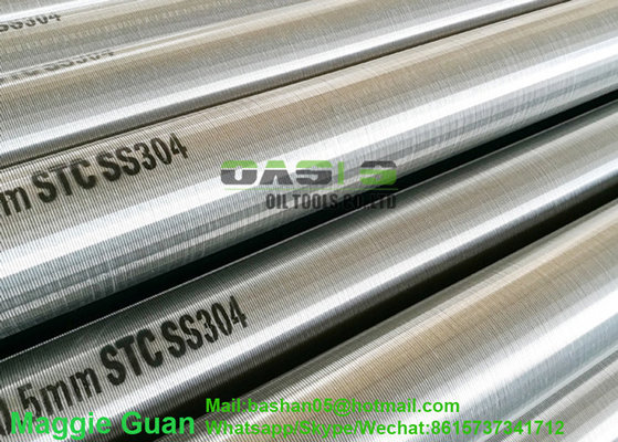 wedge screen filter tube stainless steel Johnson Vee type screen Pipe Solid-liquid separat