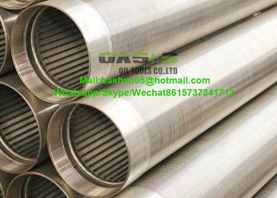 Oasis stainless steel 304 v wire wedge water well sand johnson screen