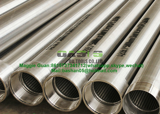 Oasis stainless steel screen 6 5/8" stainless pipe water well screen