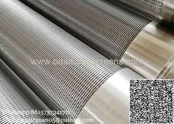 round v wire 0.002mm 1.00mm slot Johnson water well screen with ERW END