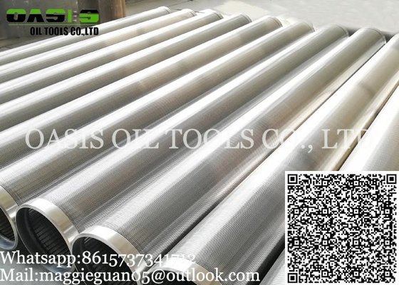 highly tensile strength water well screen JOHNSON wedge wire screen pipe with 0.5mm slot