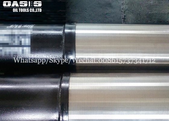 Top product double layered better filtration slot filter pipe based well screen with steel 316 grade