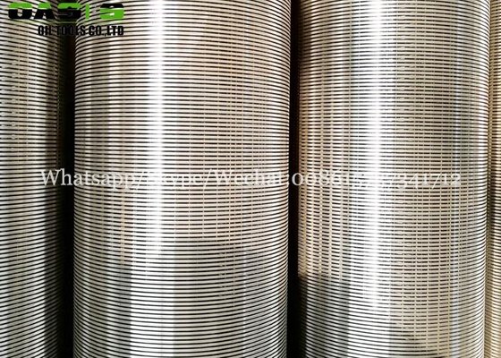 Oasis supply 304 316 Slotted V wedge Wire Screen Tube with best quality and competitive price