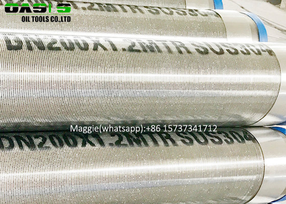 Stainless steel prepacked gravel sand rob base well screen for water / oil well drilling