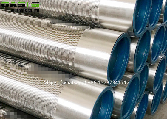 Gravel pre-packed wedge wire screens based well screen with thread coupling