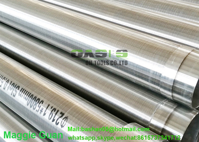 AISI 304 316L stainless steel Johnson water well screen water well screen strainer pipe