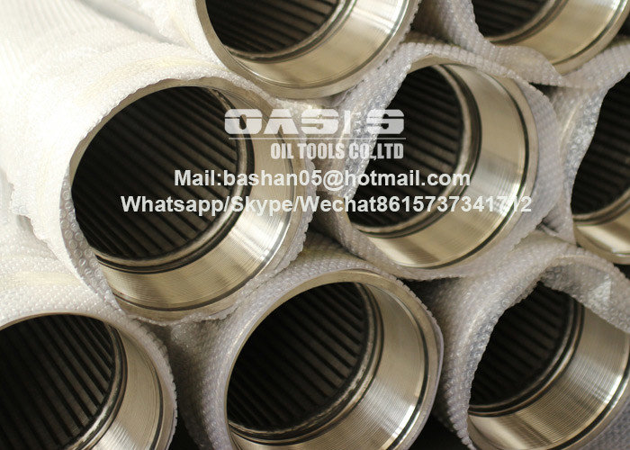 6 5/8" Slotted Johnson water well screen tube wedge wire screen for drilling