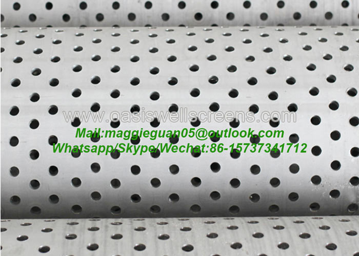 10mm Hole Size API J55/N80 Perforated Steel Casing Pipe for Well Drilling