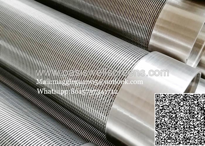 2018 hot sale wire point pipe/wedge wire wrapped screen for well drilling