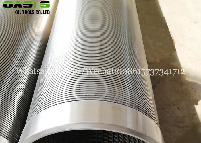 Oasis supply 304 316 Slotted V wedge Wire Screen Tube with best quality and competitive price