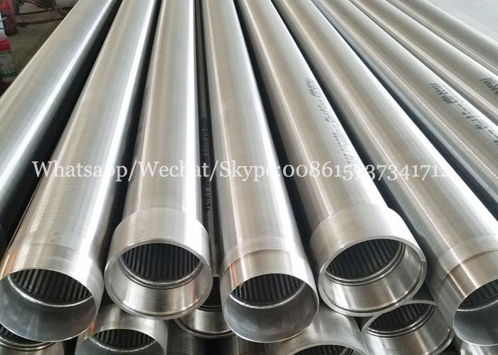Johnson type wedge wire drum screen 6 inch wire mesh screen pipe