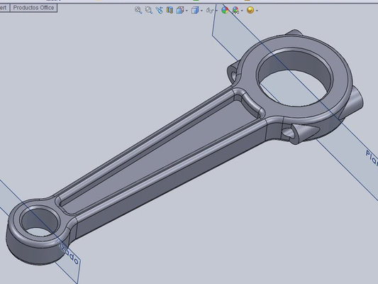3D Drawing Connecting Rod