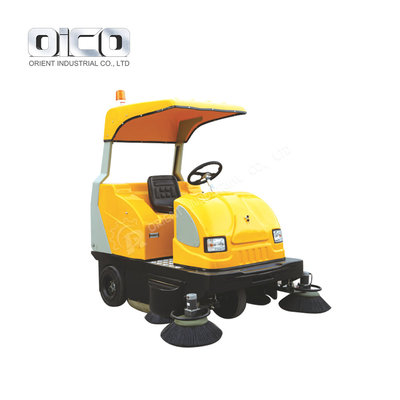 E8006 CE Certification Ride On Type Automatic Battery Powered Two Brushes Floor Sweeper Machine