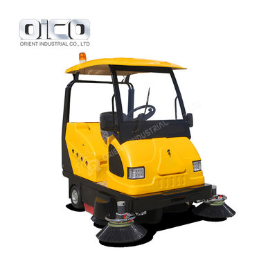Ride On Battery Type Floor Sweeper, Battery Driven Ceramic Tile Floor Cleaning Machine