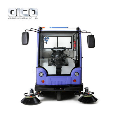E800LC CE Concrete Floor Garbage Collection Equipment Mechinal Broom Battery Sweepers