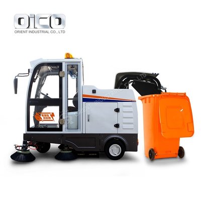E800LD Industrial Sweeper Leaf Sweeper Hydraulic Sweeper With All Closed Cabin