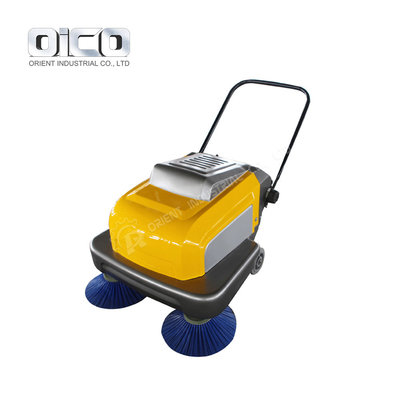 P100A Electric Rechargeable Sweeper Machine Walk Behind Sweeper With Water Tank Available