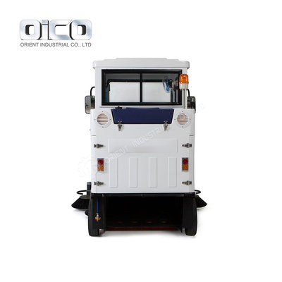Driveway Outdoor Road Dust Cleaner Machine Sweeper Three-wheel Electric Sweeper With All -Closed Cab