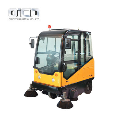 E800LC Electric Road Cleaning Equipment, All Closed Road Sweeper Battery-Powered Sweeper