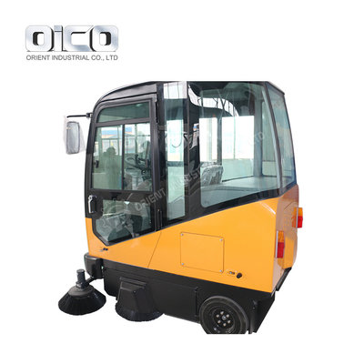 E800LC Electric Road Cleaning Equipment, All Closed Road Sweeper Battery-Powered Sweeper