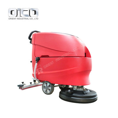 Pavement Walk Behind V5 Push-type Outdoor Street Floor Sweeper With Rotating Brushes Scrubber