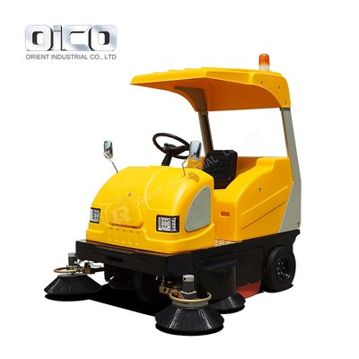 E8006 CE Certification Ride On Type Automatic Battery Powered Two Brushes Floor Sweeper Machine